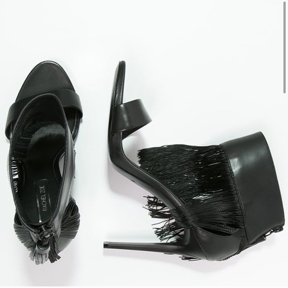 Rachel Zoe | Shoes | Hp New Rachel Zoe Vicki Fringe Mesh Stiletto Vamp ...